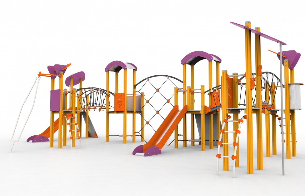 Galopín Playgrounds | Galopín Products - AF006AL-c2 - Fusión